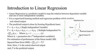 Linear regression, costs & gradient descent | PPTX | Web Development ...