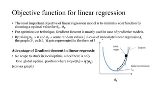 Linear regression, costs & gradient descent | PPTX | Web Development ...