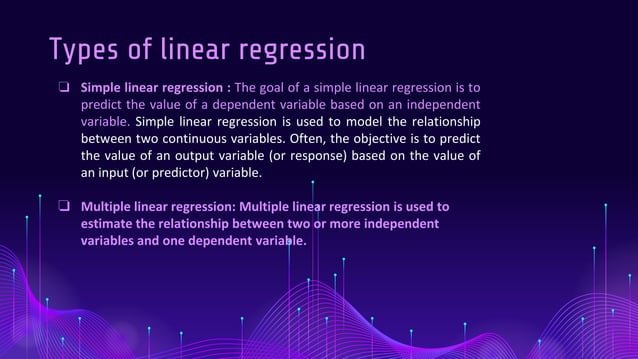 Linear Regression | PPTX | Business Accounting & Finance | Business