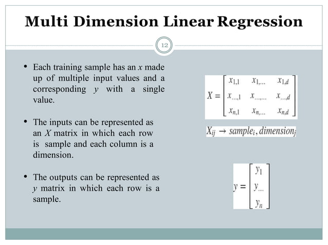 Linear regression in machine learning | PPTX | Technology & Computing