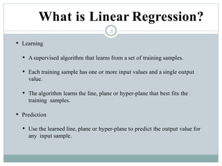 Linear regression in machine learning | PPTX