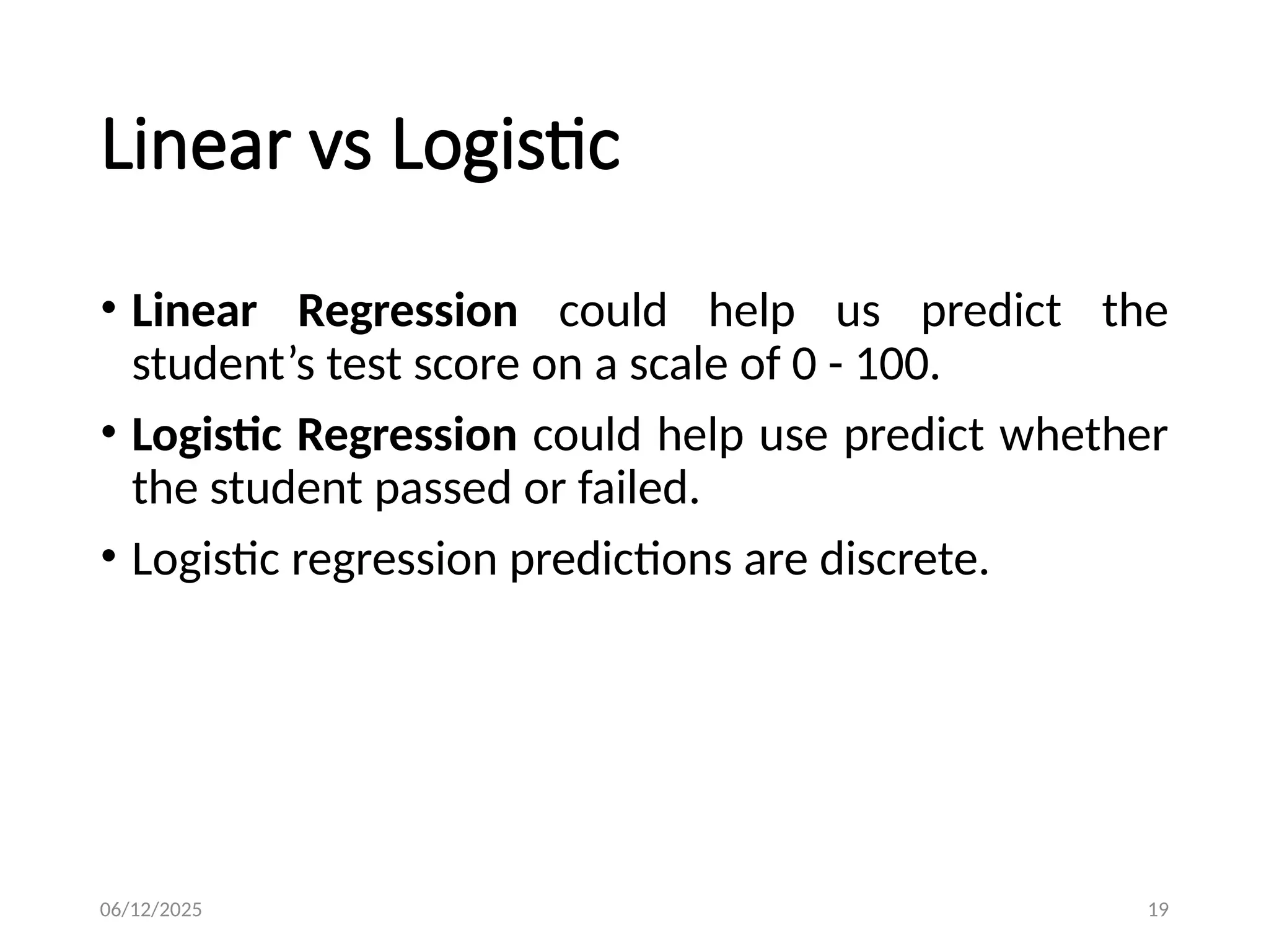 Linear Regression and Logistic Regression | PPTX