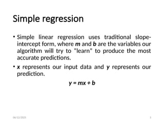 Linear Regression and Logistic Regression | PPTX