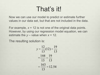 Linear Regression Modeling | PPT