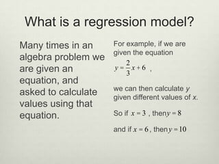 Linear Regression Modeling | PPTX