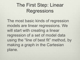 Linear Regression Modeling | PPTX