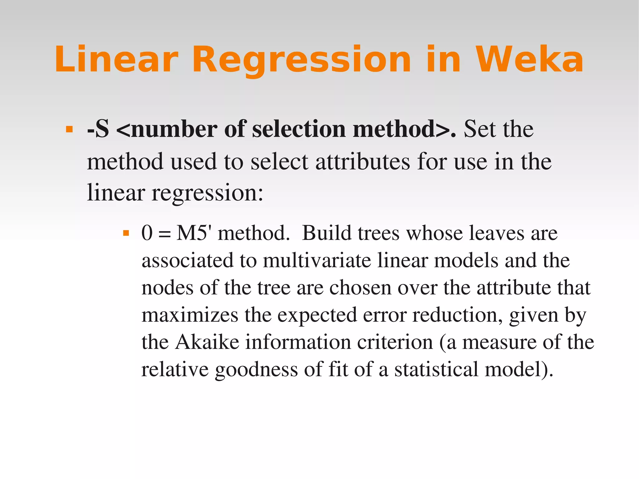 Linear Regression Parameters | PPT