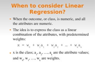 Linear Regression Parameters | PPT