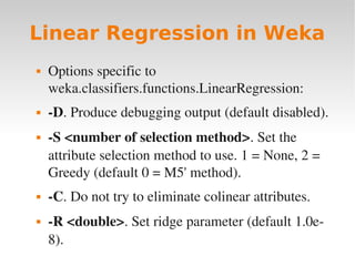 Linear Regression Parameters | PPT