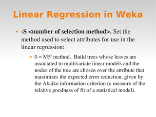 Linear Regression Parameters | PPT