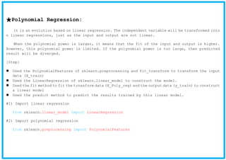 Linear regression vs polynomial regression v01 | PDF