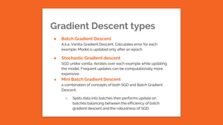 Linear regression with gradient descent | PPTX | Computing | Technology & Computing