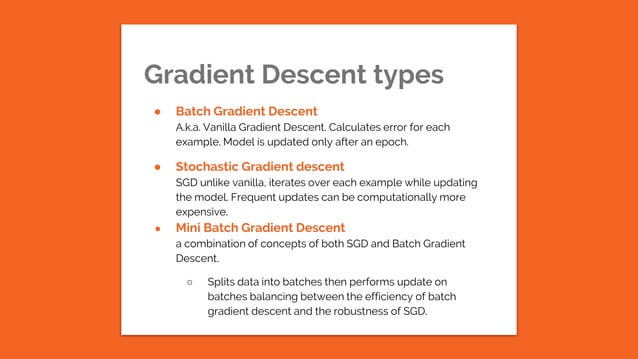 Linear regression with gradient descent | PPTX | Computing | Technology & Computing