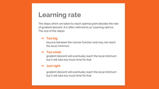 Linear regression with gradient descent | PPTX | Computing | Technology & Computing