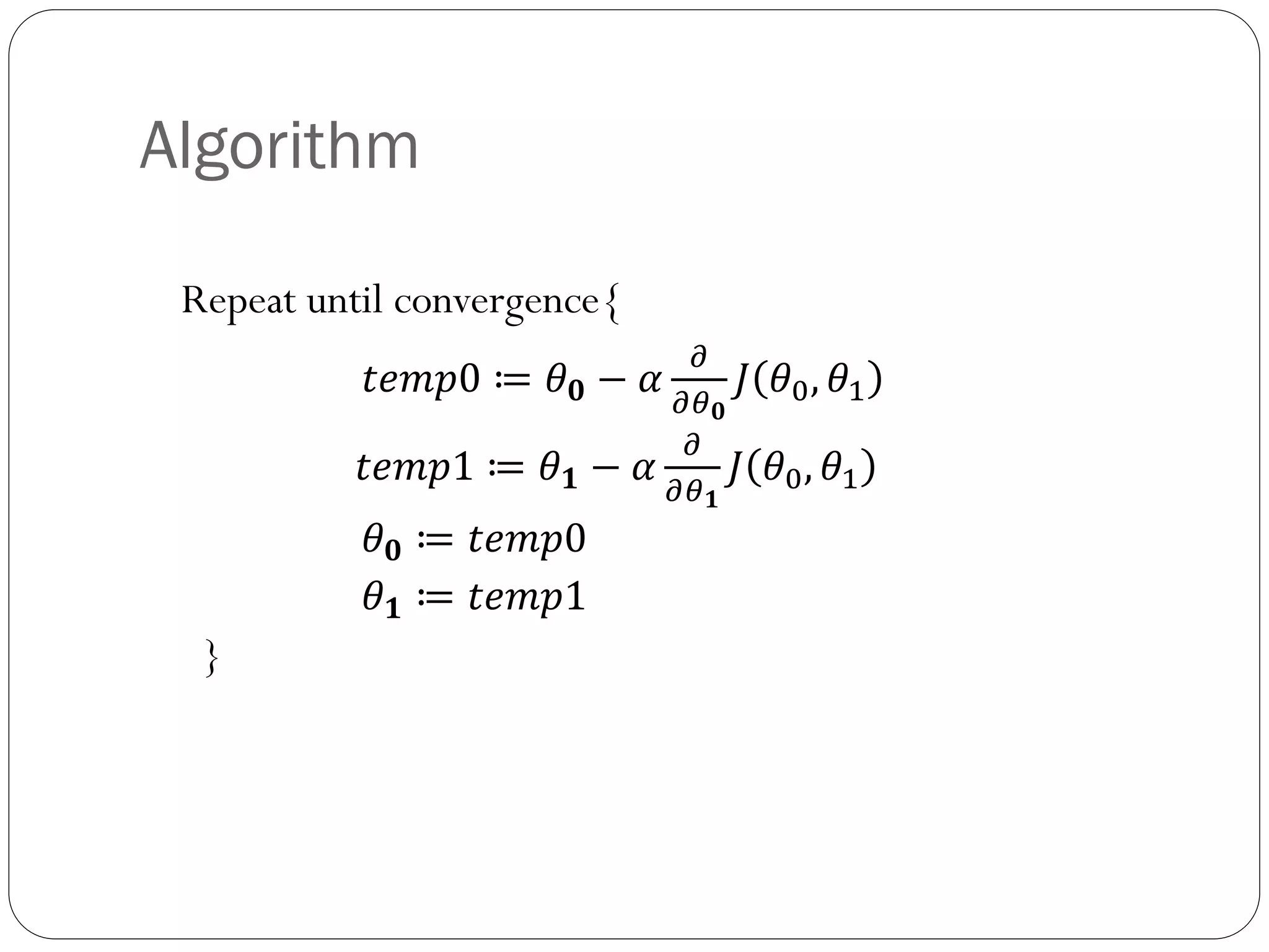 Linear Regression With One Variable Ppt