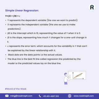 Linear regression Word of the Week | PDF