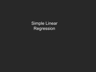 Linear Regression statistical analysis s | PPT