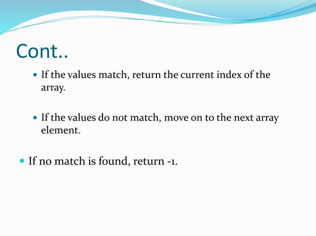 Linear search in ds | PPT