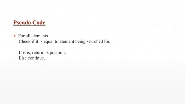 Linear Search in Oops.pptx | Search | Internet