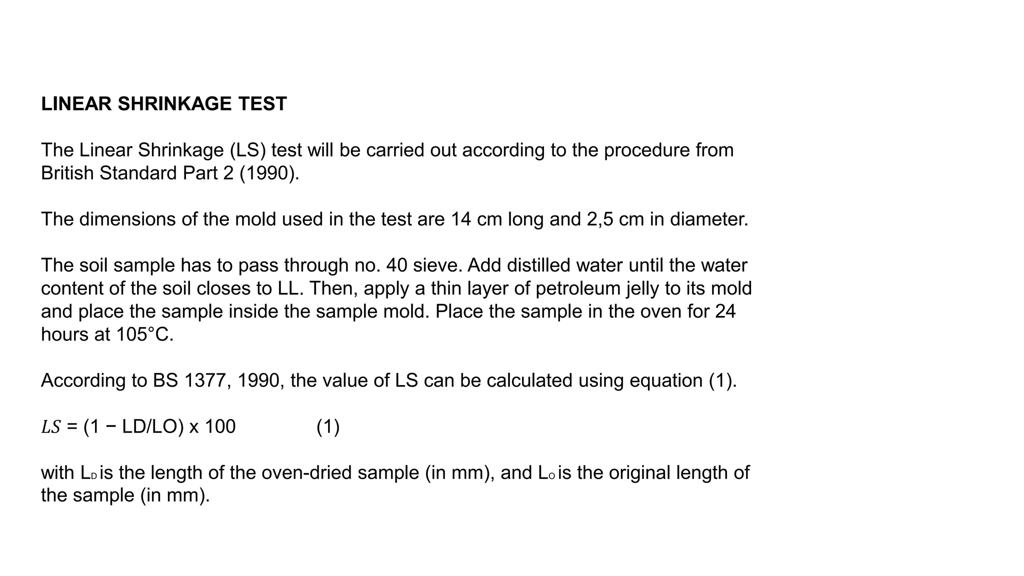 Linear Shrinkage Linear Shrinkage Linear Shrinkage Pptx Geology