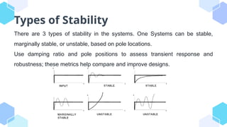 Comprehensive Analysis of Linear Stability in Feedback Control Systems ...
