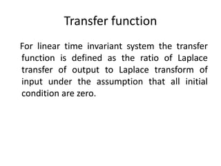 Linear system explanation is given the ppt presentation | PPT