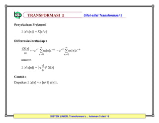 Transformasi Z | PDF