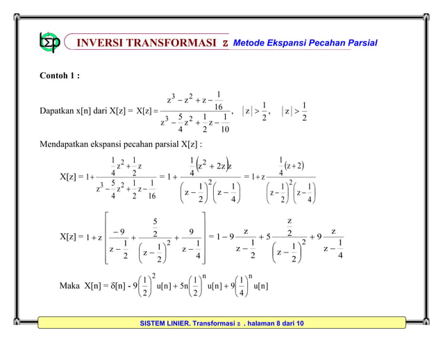 Transformasi Z | PDF