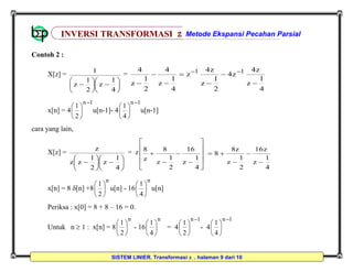 Transformasi Z | PDF