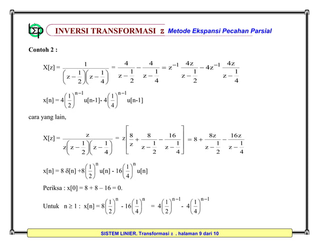 Transformasi Z | PDF