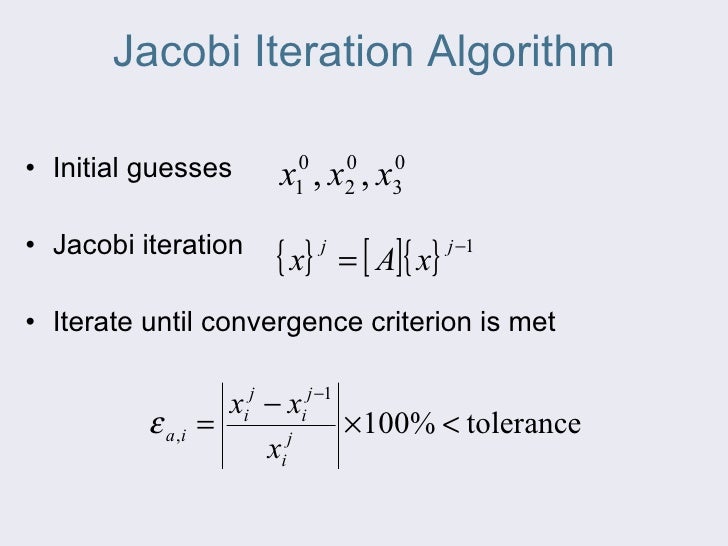 Linear Systems Gauss Seidel