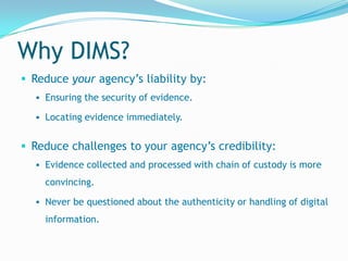 DIMS- Digital Image Management System | PPTX