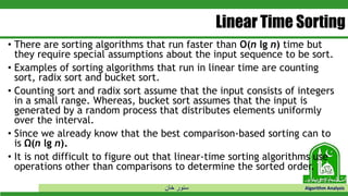 Linear timesorting | PPT