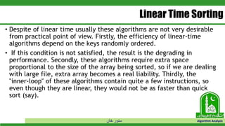 Linear timesorting | PPT