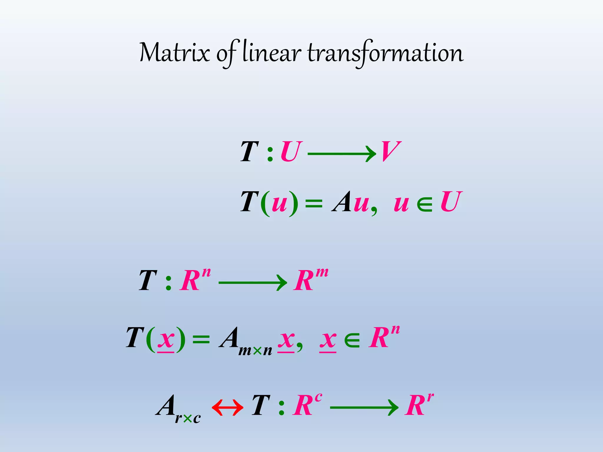Linear transformations-thestuffpoint.com