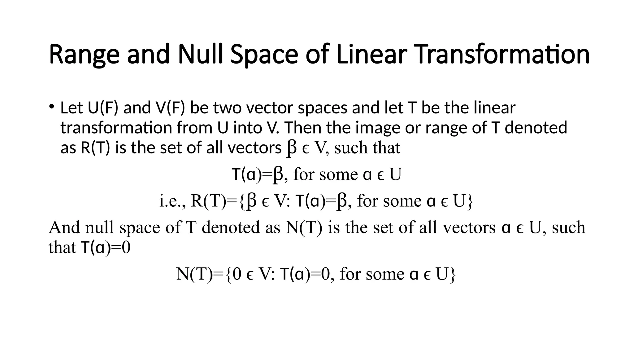 Linear Transformations.pptx linear trans | PPT