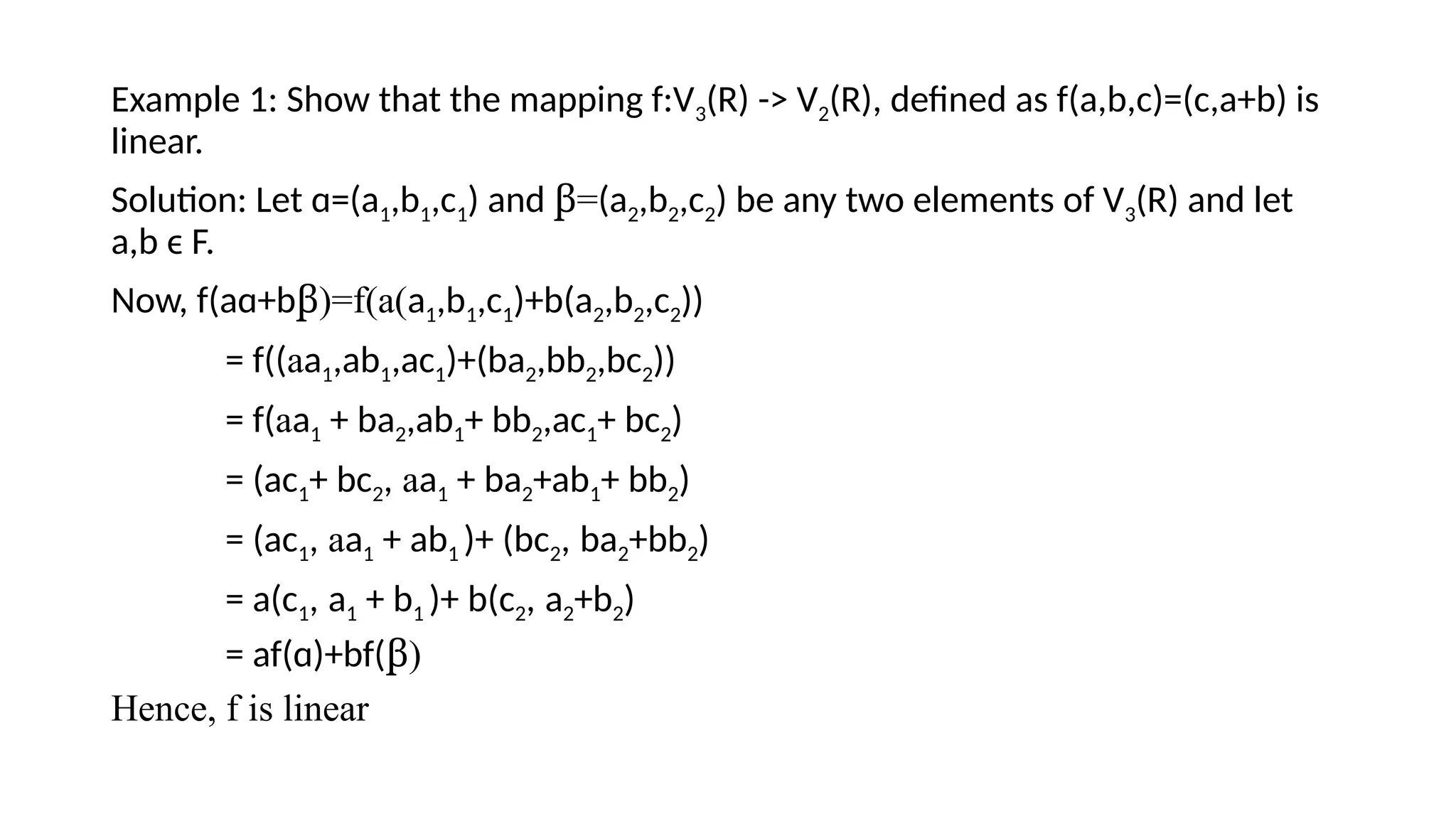 Linear Transformations.pptx linear trans | PPT