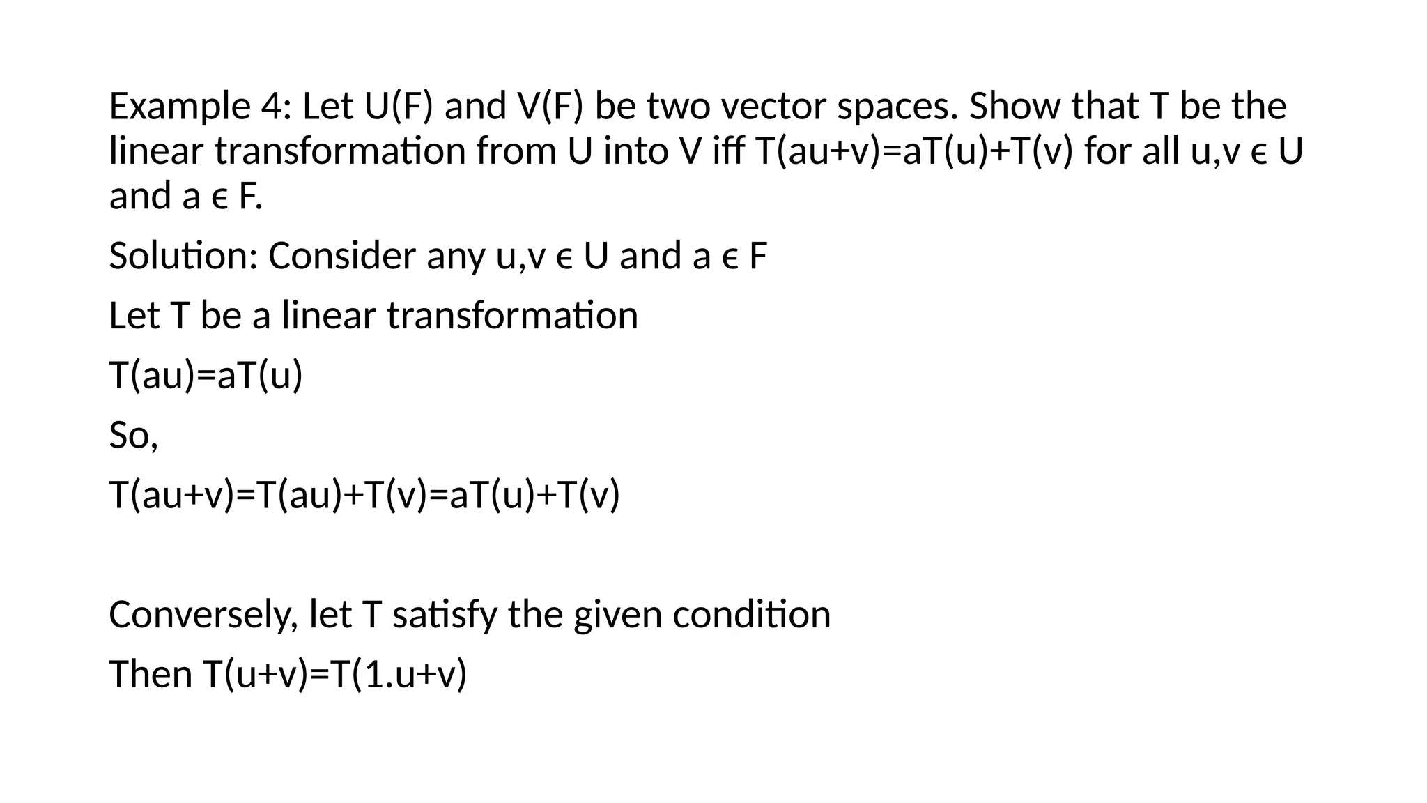 Linear Transformations.pptx linear trans | PPT