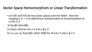 Linear Transformations.pptx linear trans | PPT