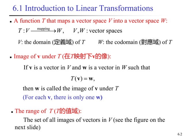 Linear transformations and matrices | PDF