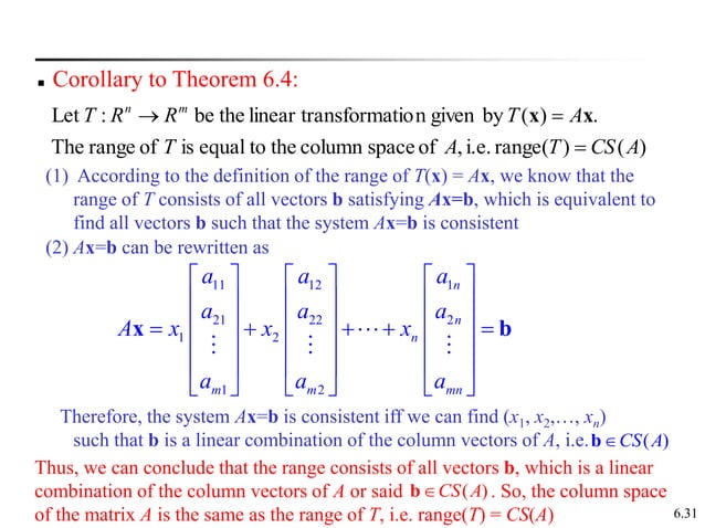 Linear transformations and matrices | PDF
