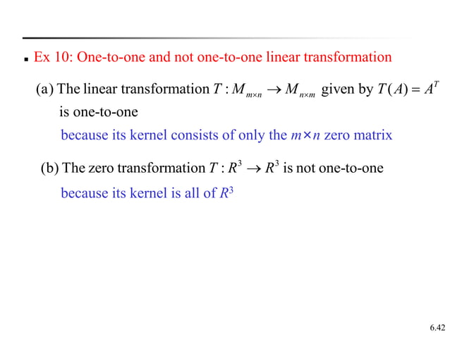 Linear transformations and matrices | PDF