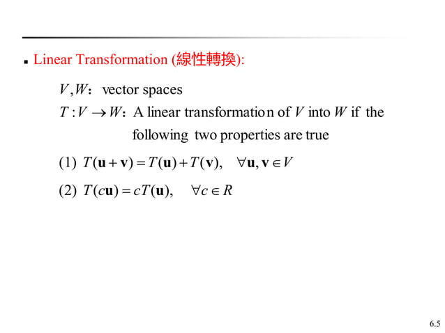 Linear transformations and matrices | PDF