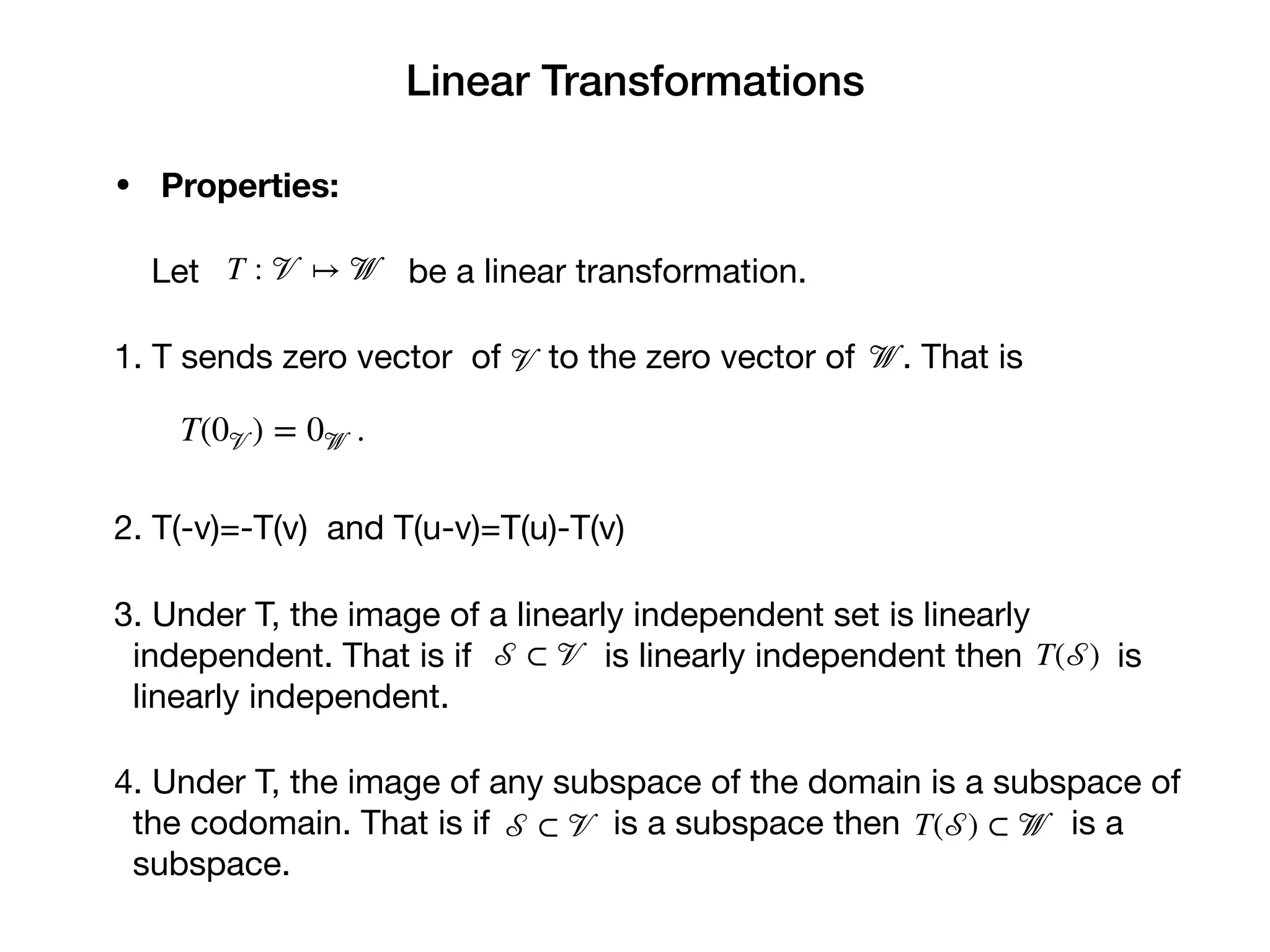 Linear Transformations Part1 Pdf