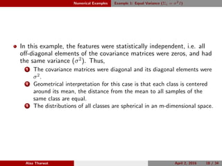 Linear vs. quadratic classifier power point | PPT