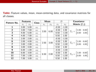 Linear vs. quadratic classifier power point | PPT