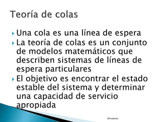Lineas de espera | PPTX