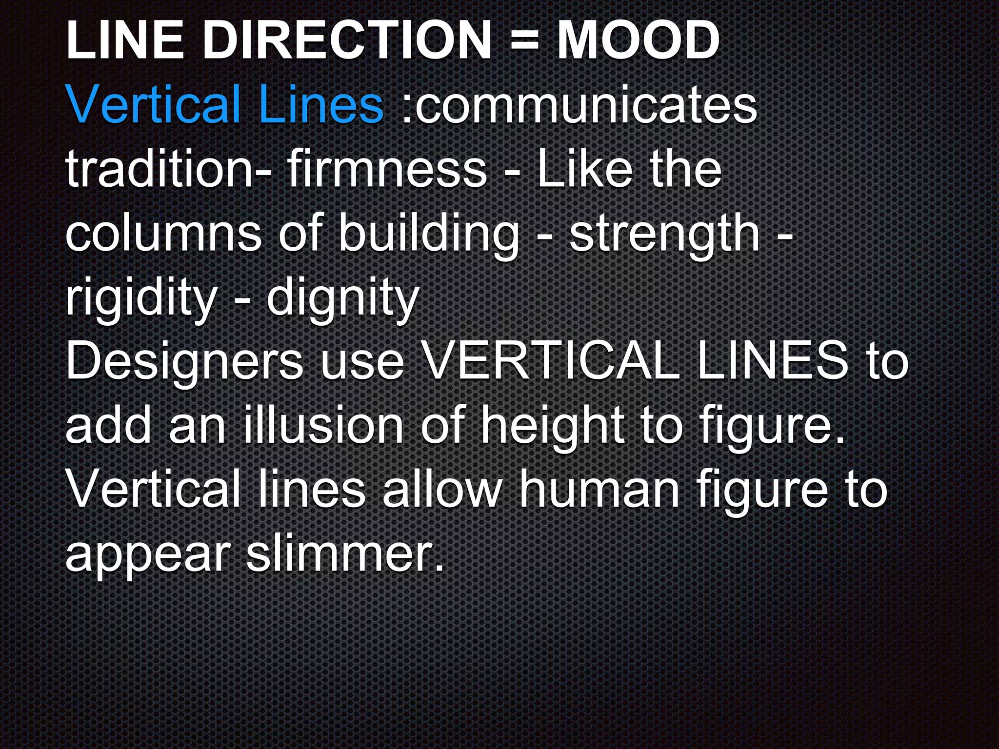 Line as fashion design element | PPTX
