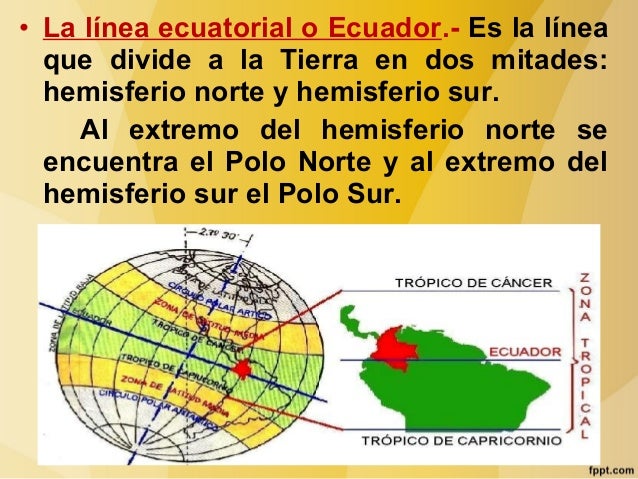 Que Es La Linea Del Ecuador | Estudio447