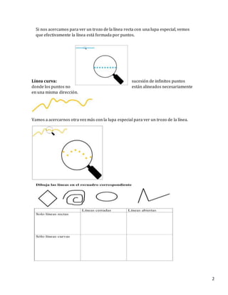Lineas rectas, curvas, secantes y paralelas | DOCX